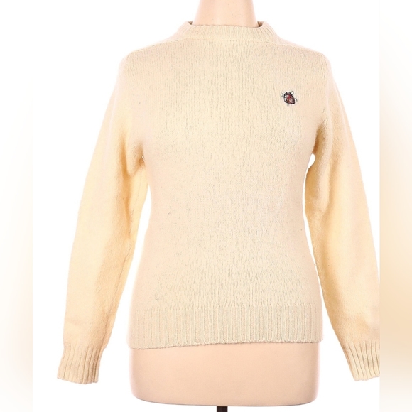 Chaps | Sweaters | Rare Vintage Chaps Ralph Lauren Ivory Sweater Womens ...